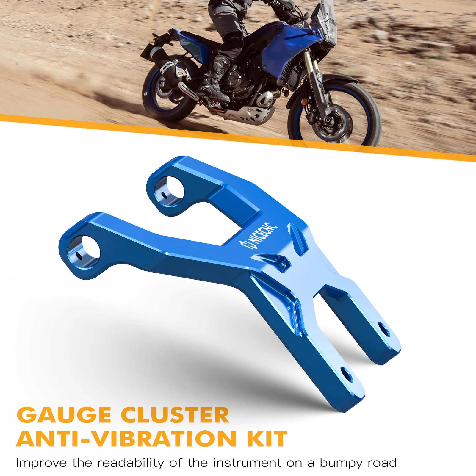 Tenere 700 Exhaust Yamaha Tenere 700 Dash Stabilizer - Aluminum Anti ...