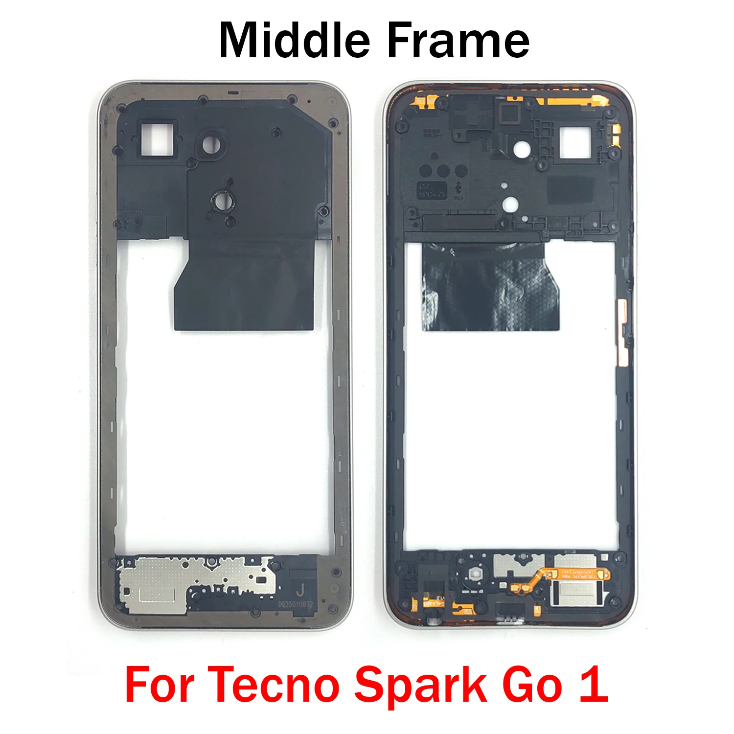 For Tecno Spark Go 1 Middle Frame Housing Bezel Repair Parts ...