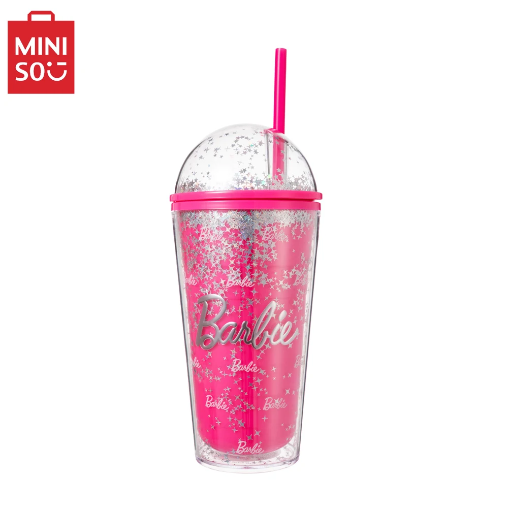 MINISO-Barbie-Series-Water-Cup-Cartoon-Cute-Large-Capacity-Double ...