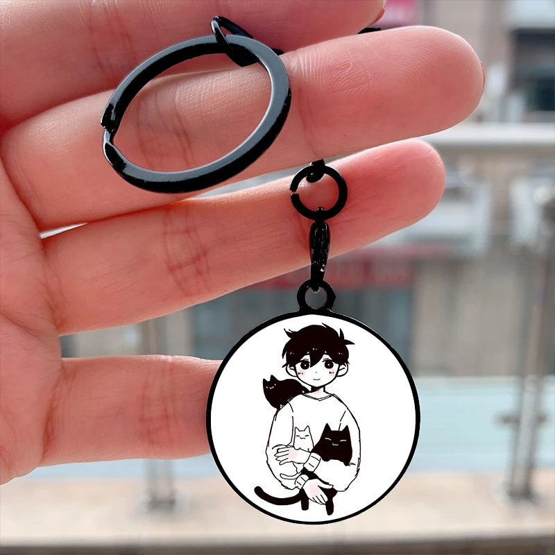 Fashion-Omori-Sunny-and-Mewo-Cool-Key-Tag-Motorcycles-Cars-Backpack ...