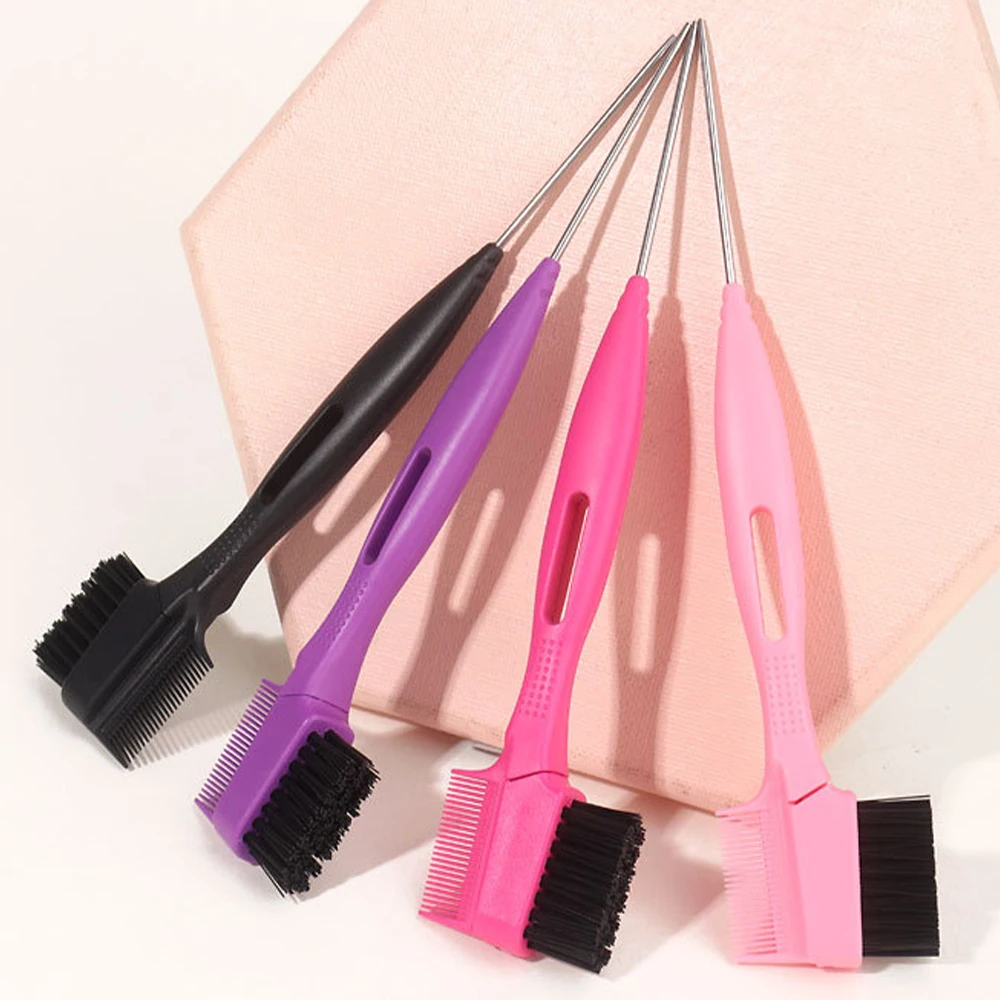 Edge Control Brush Head Changing Design Eyebrow Brush For Hair Salon ...