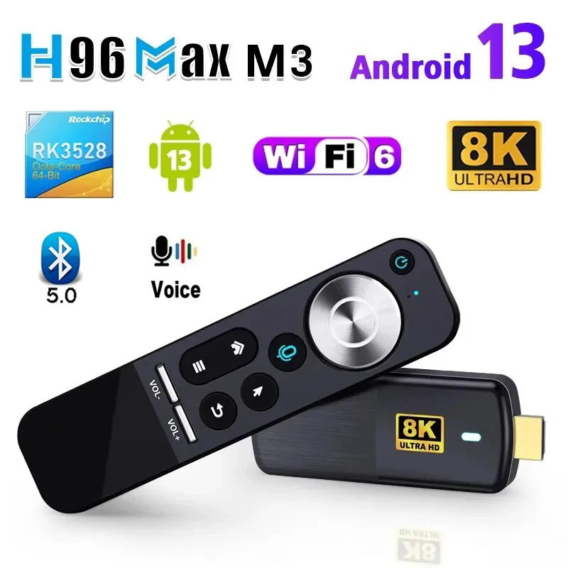 H96-Max-M3-TV-Stick-5G-Wifi6-RK3528-Quad-Core-2GB-16GB-asistente-de-voz ...