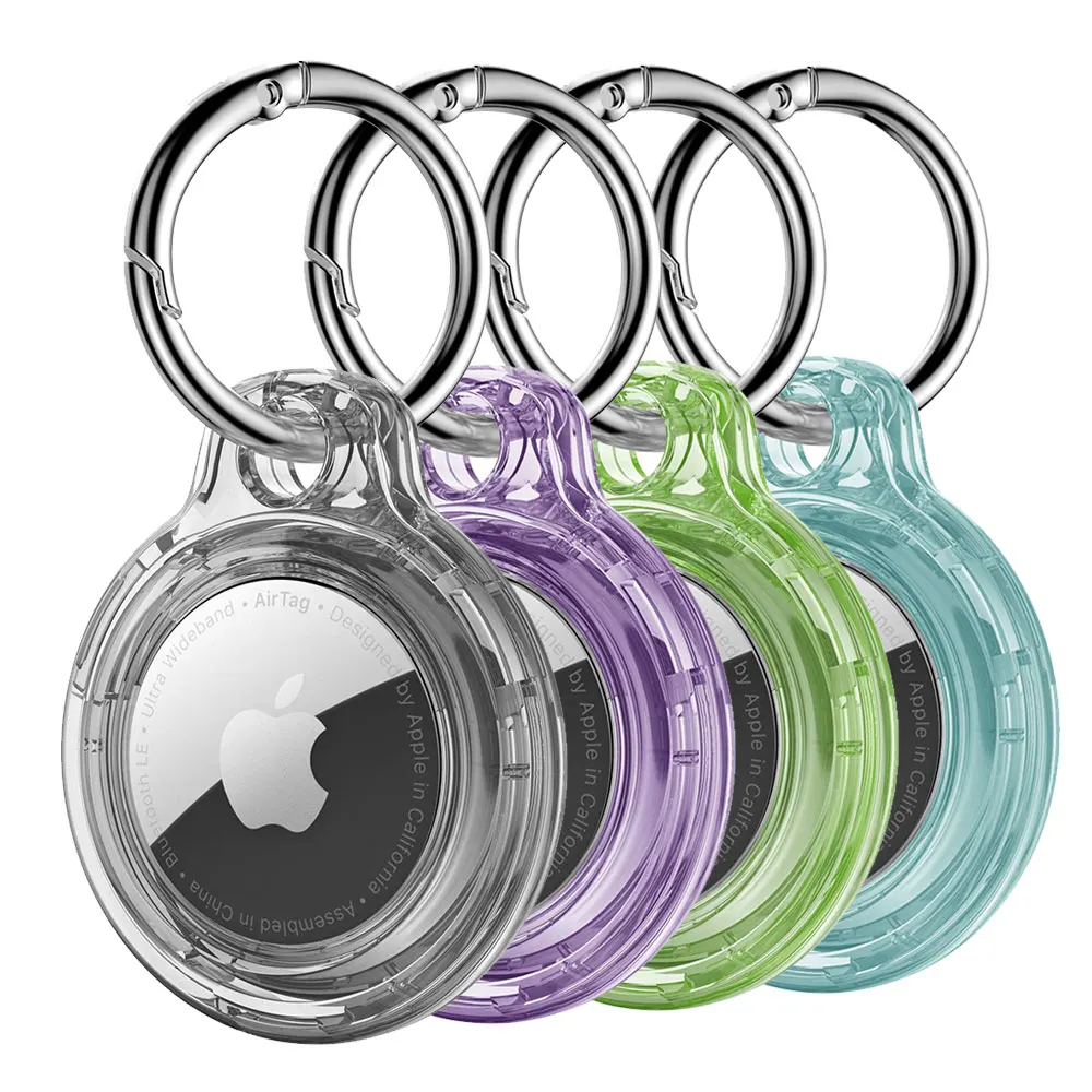 Transparent-Case-for-Airtag-Case-Holder-Hard-Shell-Cover-For-Apple-Air ...