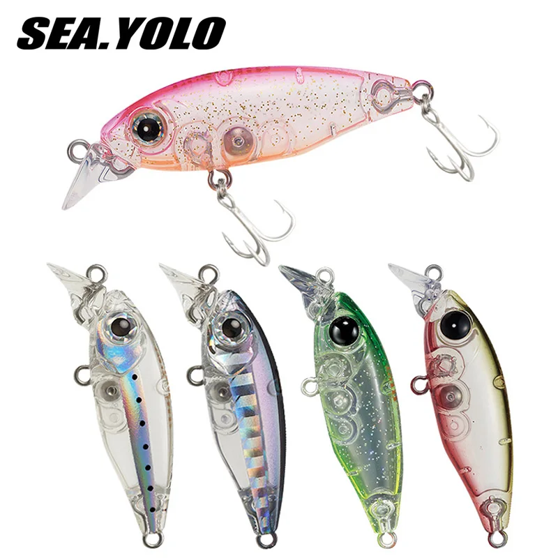 Sea-Yolo-3Pcs-2Pcs-1PcsMinnow-Bass-Lure-Fake-Bait-Freshwater-Stream ...