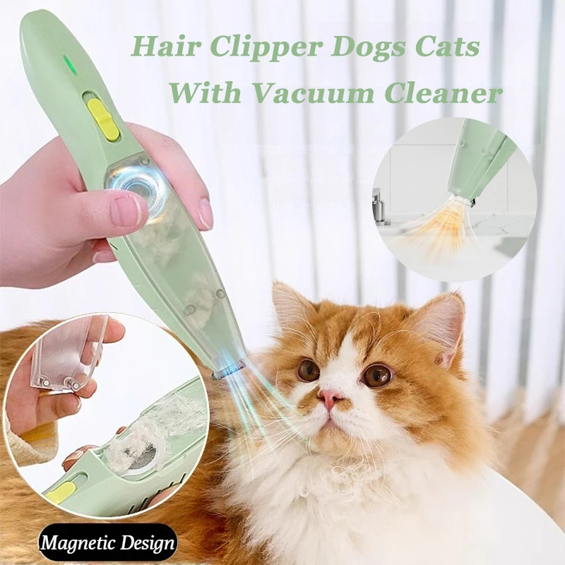 2-in-1-Professional-Hair-Clipper-Dogs-With-Vacuum-Cleaner-For-Pet ...