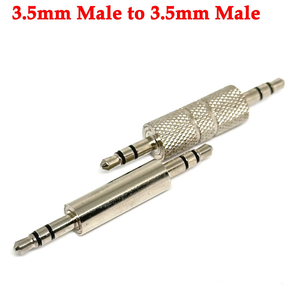 1-5pcs-3-5mm-Male-to-Male-Stereo-Audio-Adapter-3-5-Jack-Headphone ...