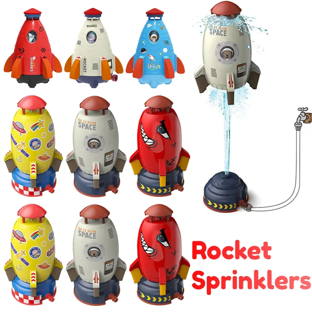 Rocket-Launcher-Toys-Rocket-Water-Sprinklers-Water-Pressure-Lift ...