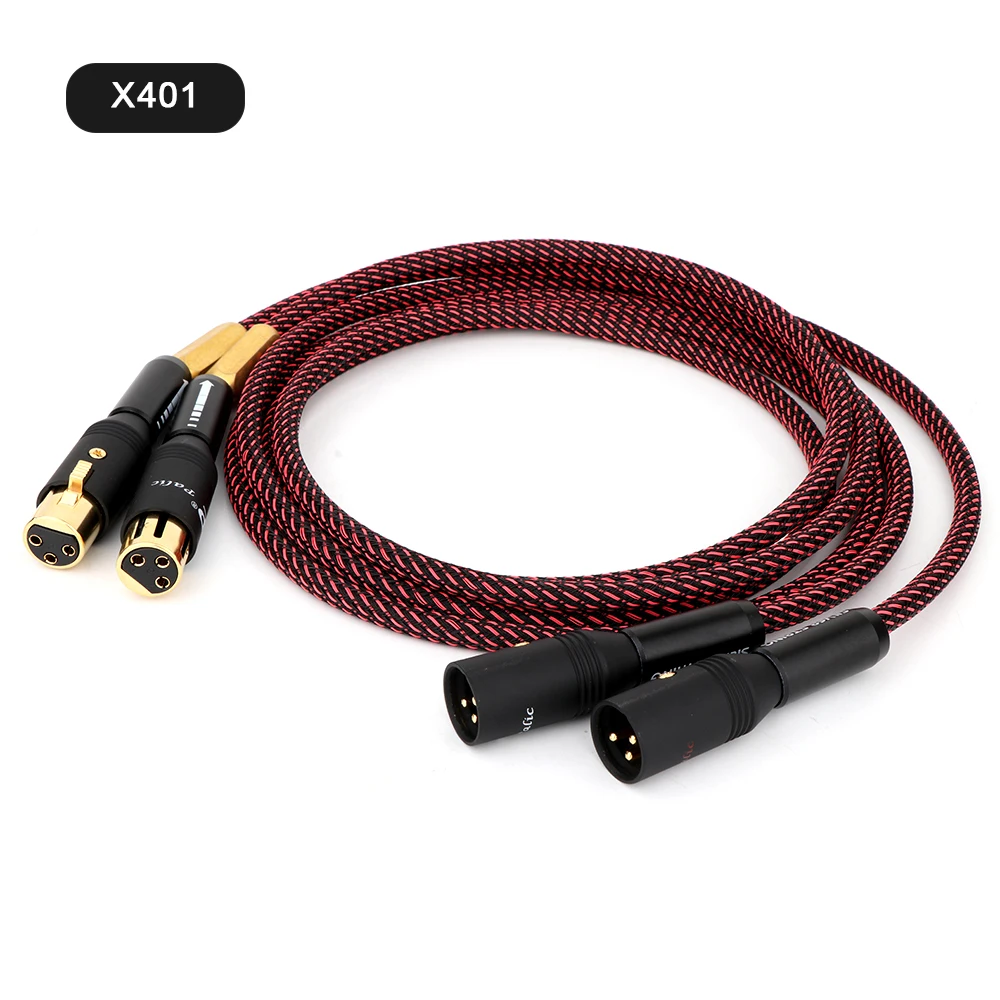 Pair-High-Quality-NEUTRIK-XLR-5N-OCC-Balanced-Connector-Interconnect ...