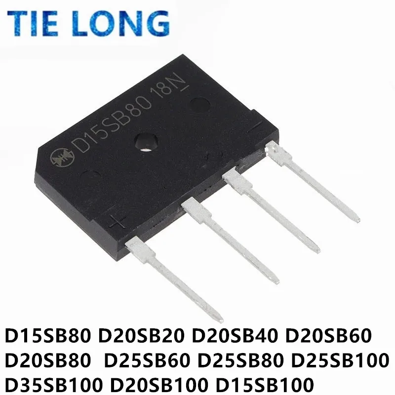 1PCS D15SB80 D15SB100 D20SB20 D20SB40 D20SB60 D20SB80 D20SB100 D25SB60 ...