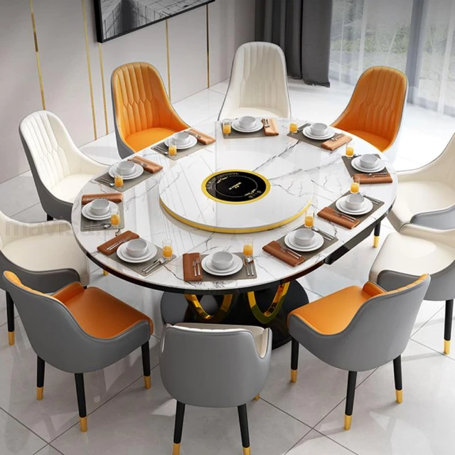 Expandable Round Dining Room Table
