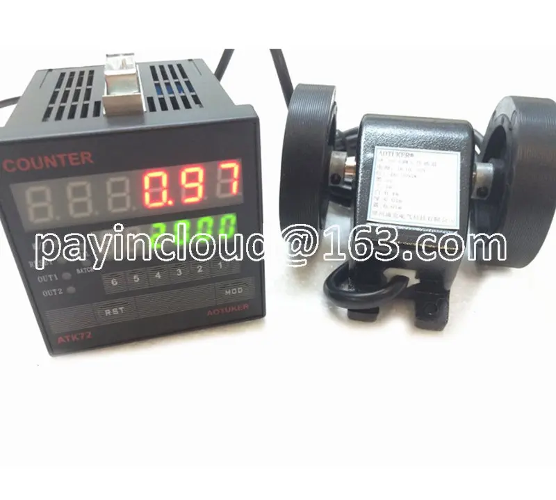 Electronic digital display ATK72-C meter counter Roller type meter ...