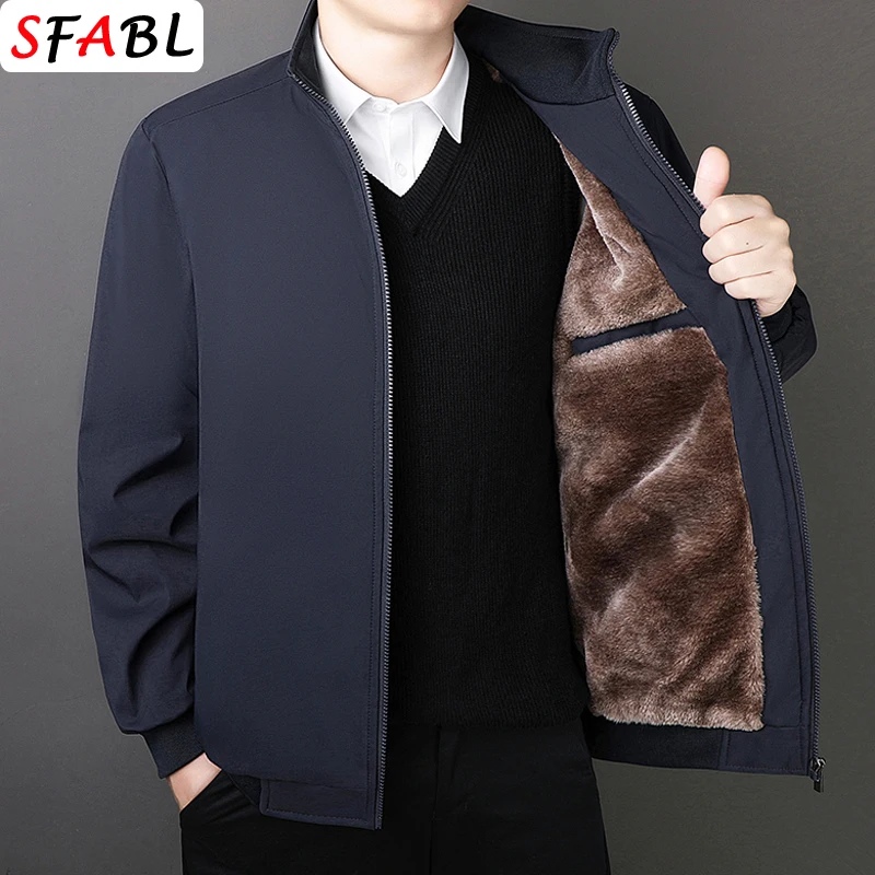 7XL-8XL-Winter-Fleece-Luxury-Business-Men-s-Jacket-Thermal-Warm-Casual ...