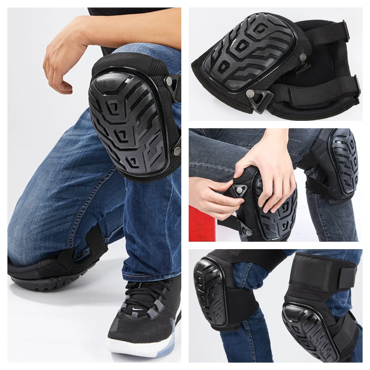 1-Pair-of-Durable-Industrial-Grade-Knee-Protectors-for-Kneeling-Work ...