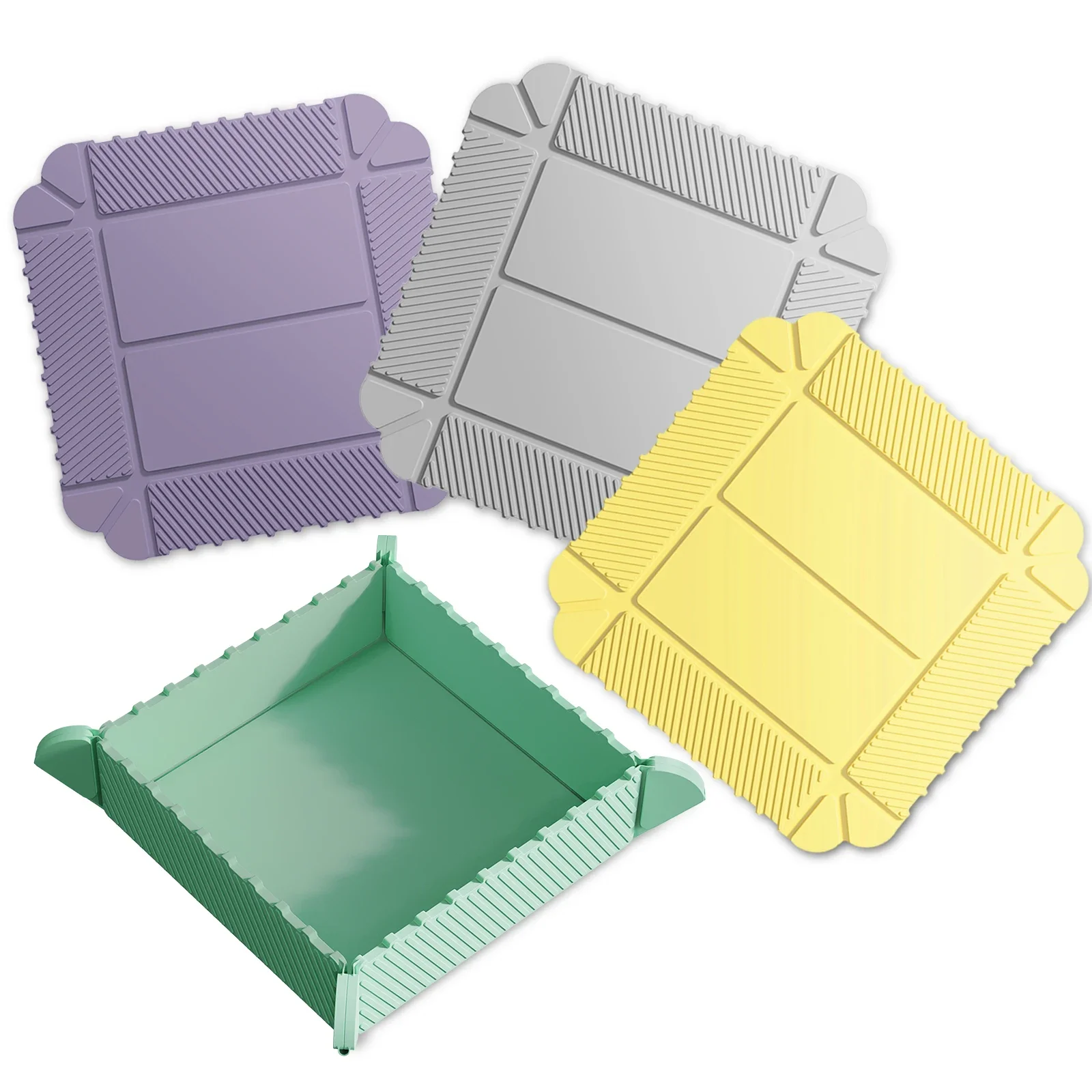 Eary Multifunctional Placemats and Coasters Table Mats Home Foldable ...