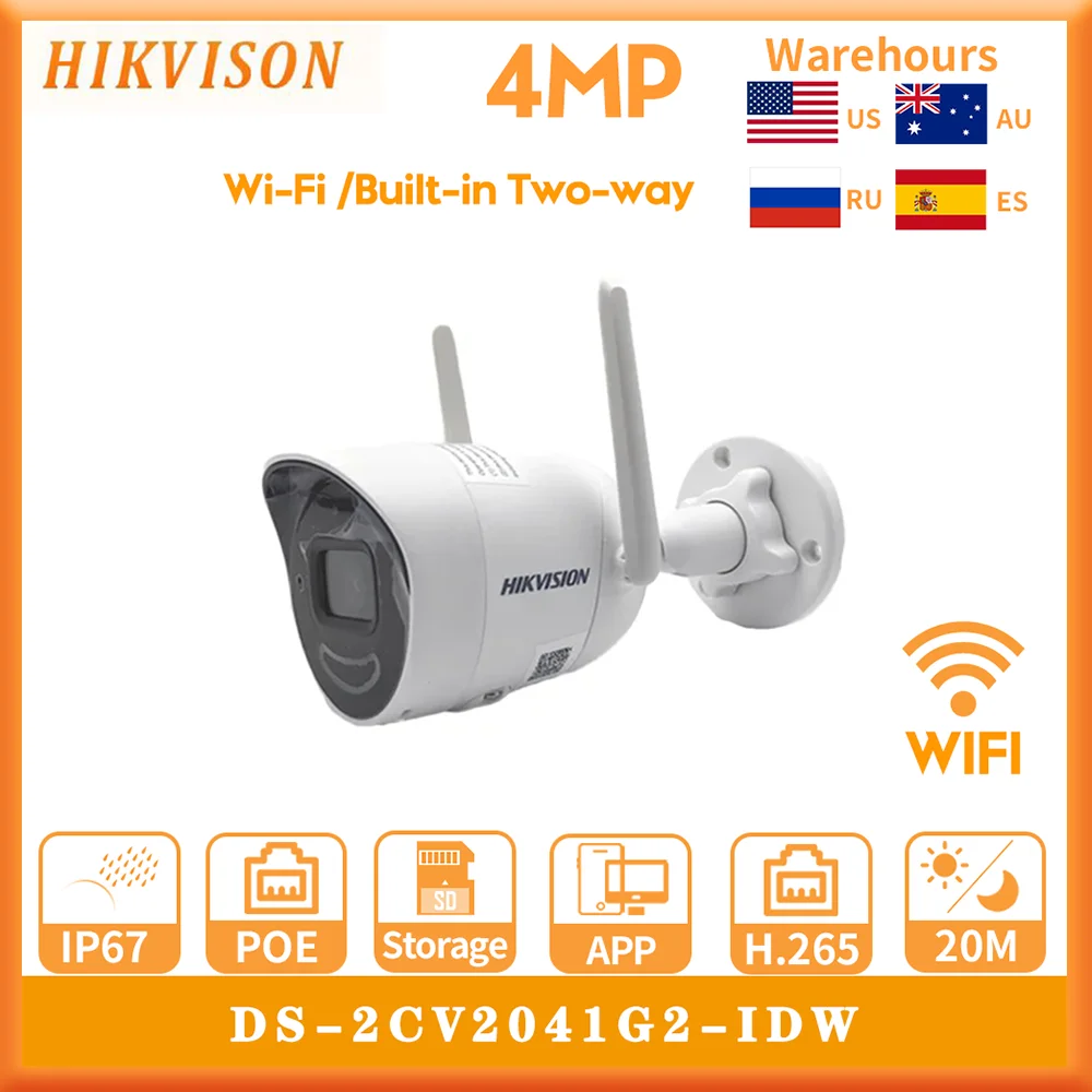 4MP-Hikvision-IP-Camara-DS-2CV2041G2-IDW-Outdoor-Audio-Fixed-Bullet ...