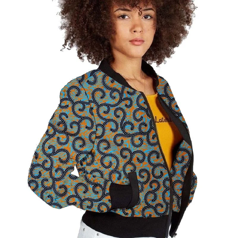 Elegant-Women-Ankara-Outfit-Colorful-Bomber-Jackets-New-Arrivals ...