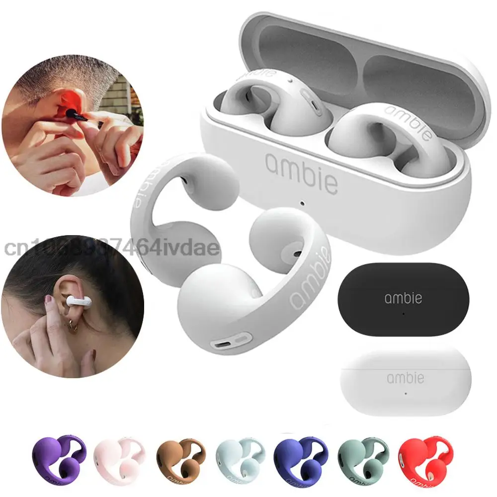 Auriculares inalámbricos con Bluetooth, audífonos TWS con gancho para la oreja, deportivos, con ...