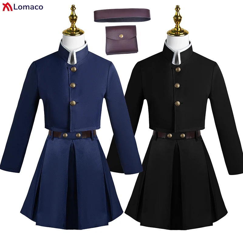 S-3XL Kugisaki Nobara Cosplay Costume with Waist Bag Anime Jujutsu ...