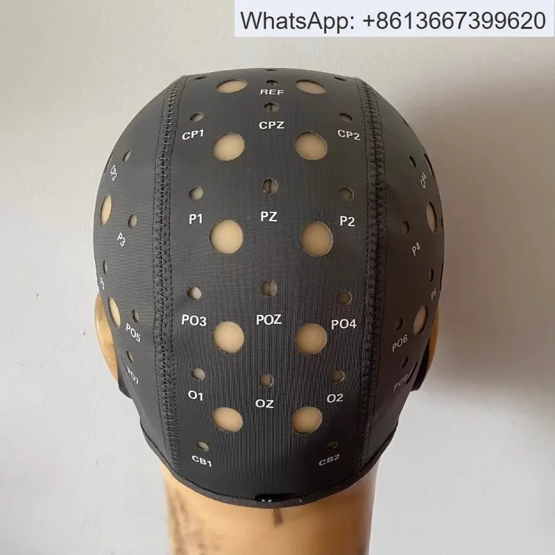 Strong EEG cap, thin layered electrode cap, 64 channel EEG electrode ...
