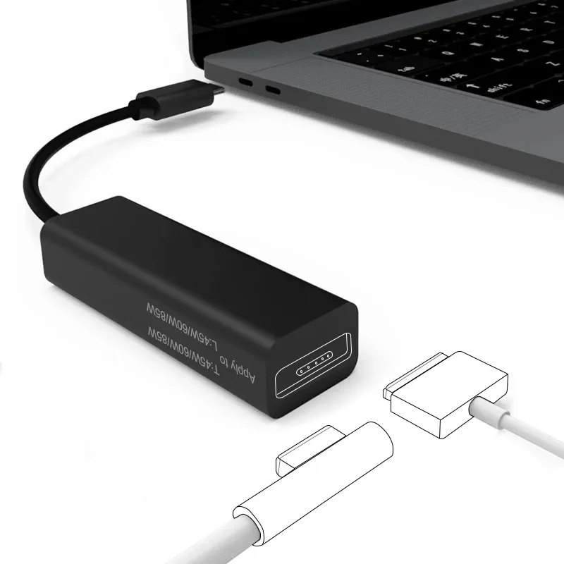 USB-Converter-Charge-Adapter-Type-C-To-Magsafe-1-and-2-Devices ...