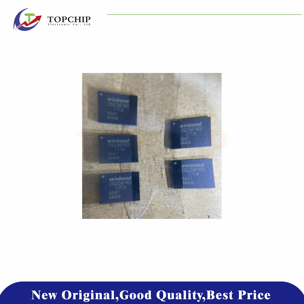 1Pcs-New-Original-W25Q256FVEI-25Q256-W25Q256-25Q256FVEI-WPDFN-8-6x8-NOR ...