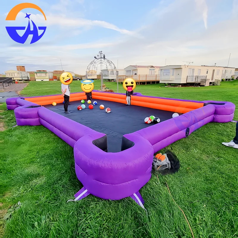 Commercial Inflatable Snooker Soccer Pool Inflatable Snookball Table ...