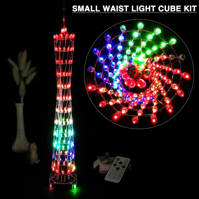 Colorful-LED-Canton-Tower-Model-DIY-Electronic-Kits-Handmade-Soldering ...