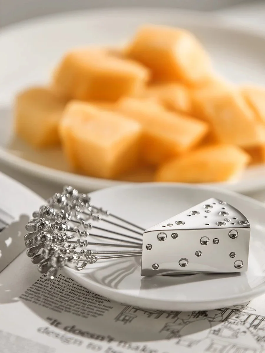 Creative Mice Toothpicks Stainless Steel Toothpick with Cheese Holder ...