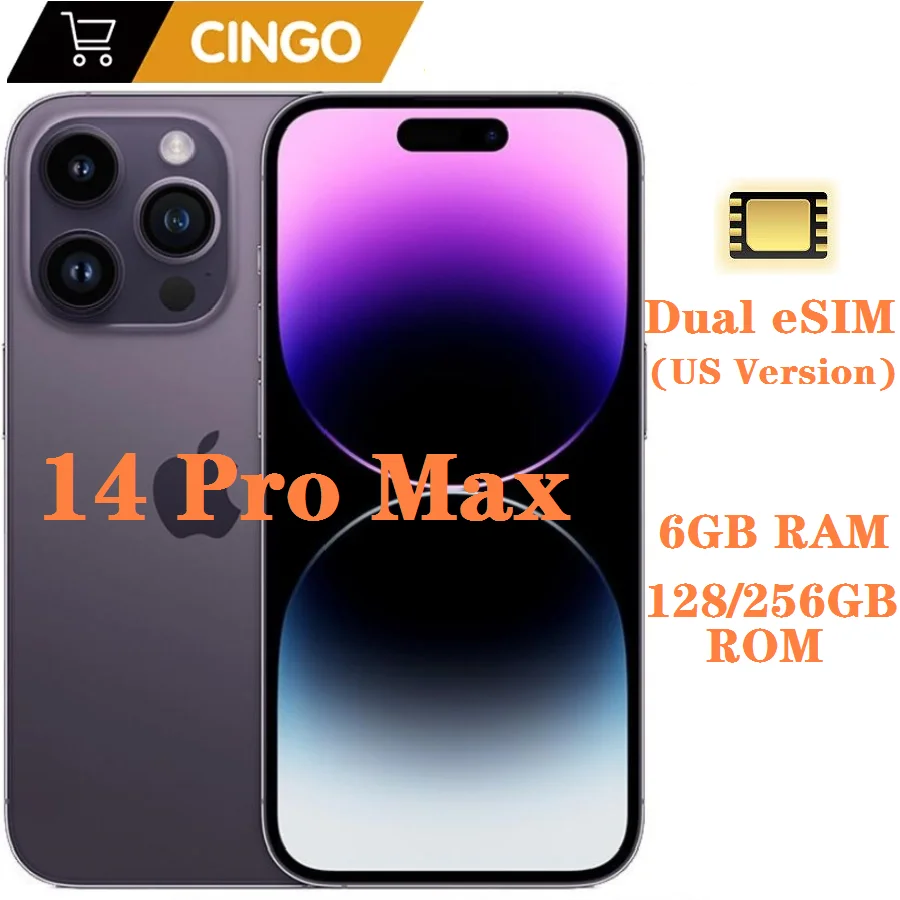 Genuine-Retina-OLED-NFC-Celular-Face-ID-iPhone-14-Pro-Max-Dual-eSIM-128 ...