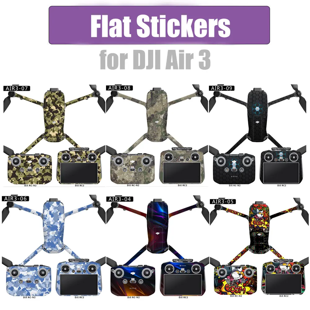 Colorful-Stickers-For-DJI-Air-3-Drone-Protective-Film-PVC-Decals ...