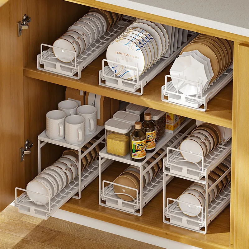 Bowl-and-Tray-Storage-Can-Hold-Dishes-Tableware-Small-Cabinet-Built-in ...