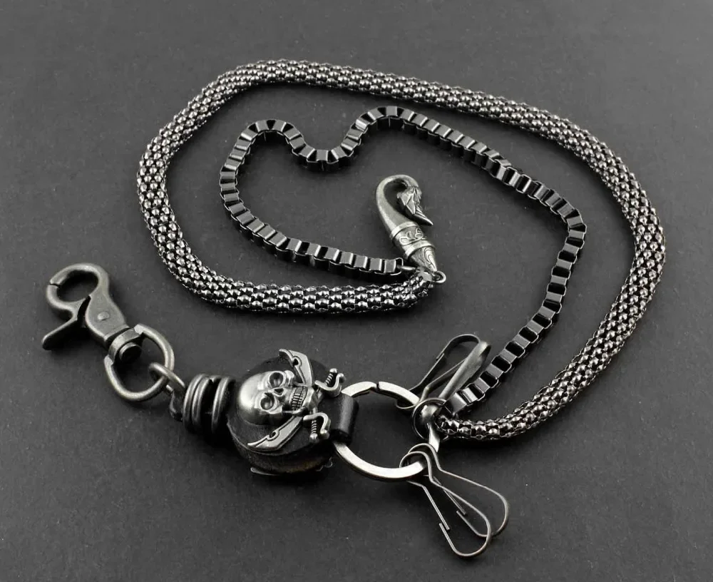 Skull-Anti-Theft-wallet-Chain-Men-s-Biker-Punk-Trucker-Pants-Jean-Purse ...