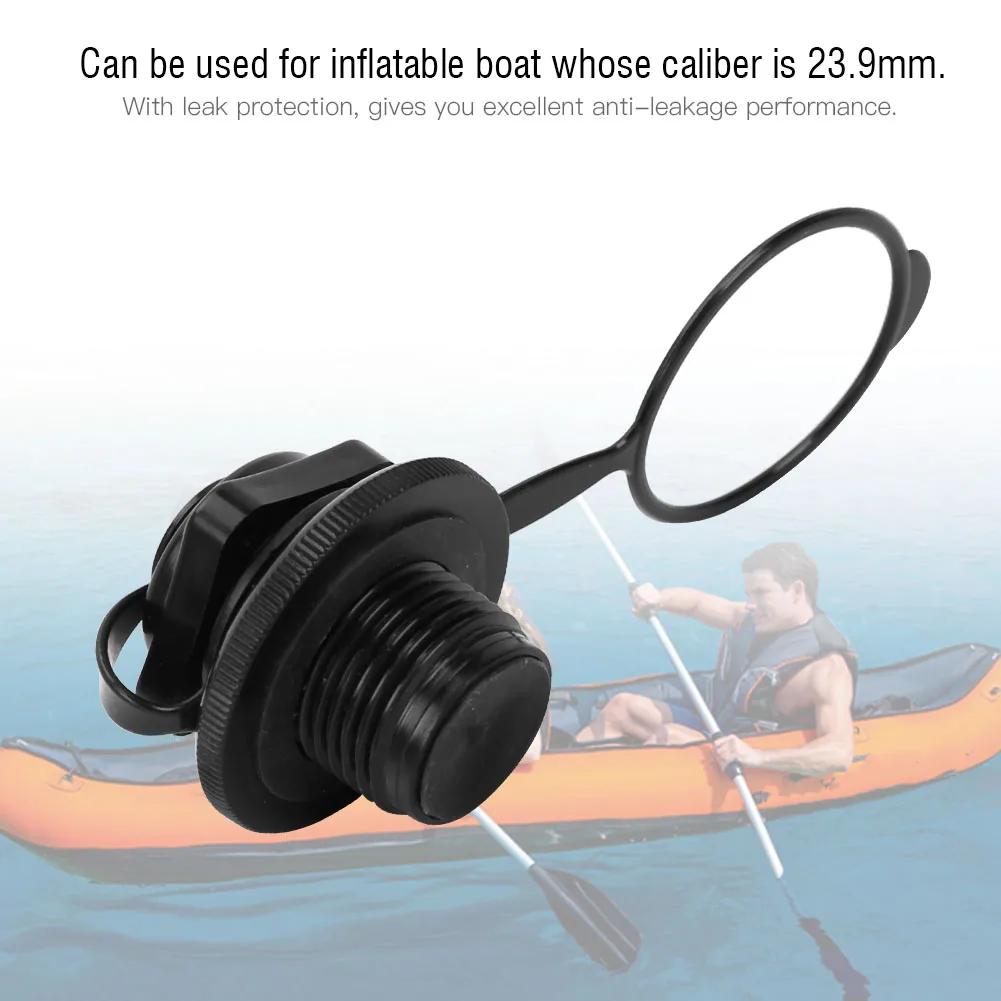 23-9mm-Safety-Air-Valve-Nozzle-Black-Plastic-Inflatable-Fishing-Boat ...