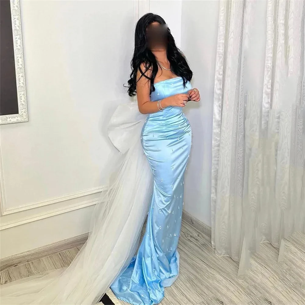 Scoggins-Luxury-Strapless-Crystal-Sleeveless-Formal-Mermaid-Long-Prom ...
