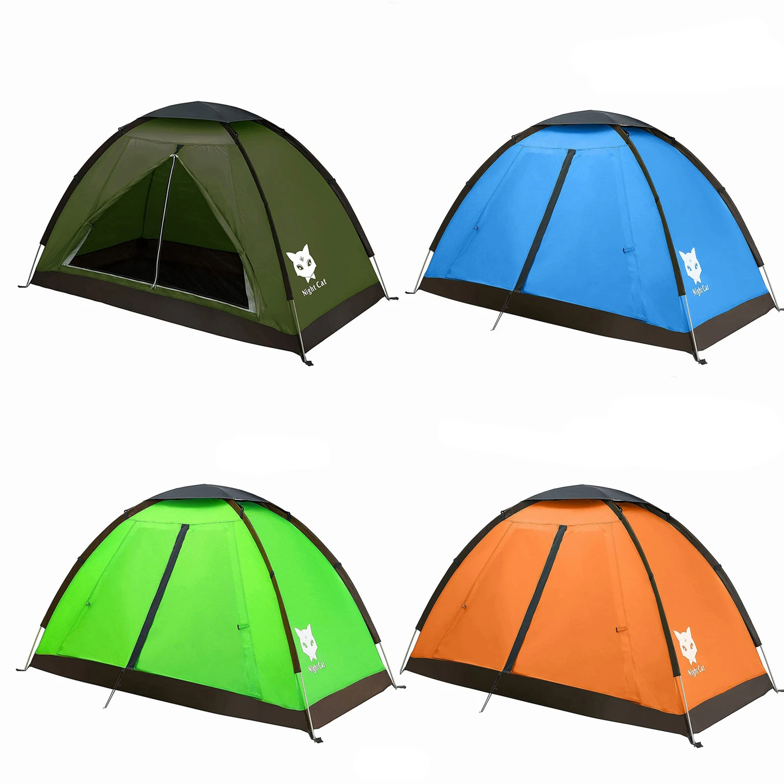 Night Cat Backpacking Tent For One 1 To 2 Persons Lightweight ...