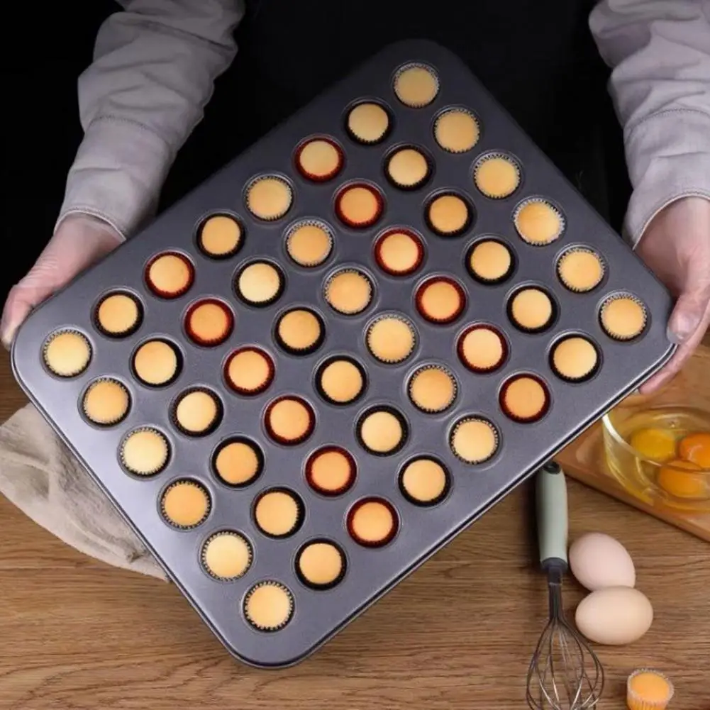 48 Cavity Cupcake Mold Kitchen Cupcake Mold Effortlessly Bake 48 Mini Cupcakes with Non stick Carbon Steel Muffin Tray for Easy AliExpress