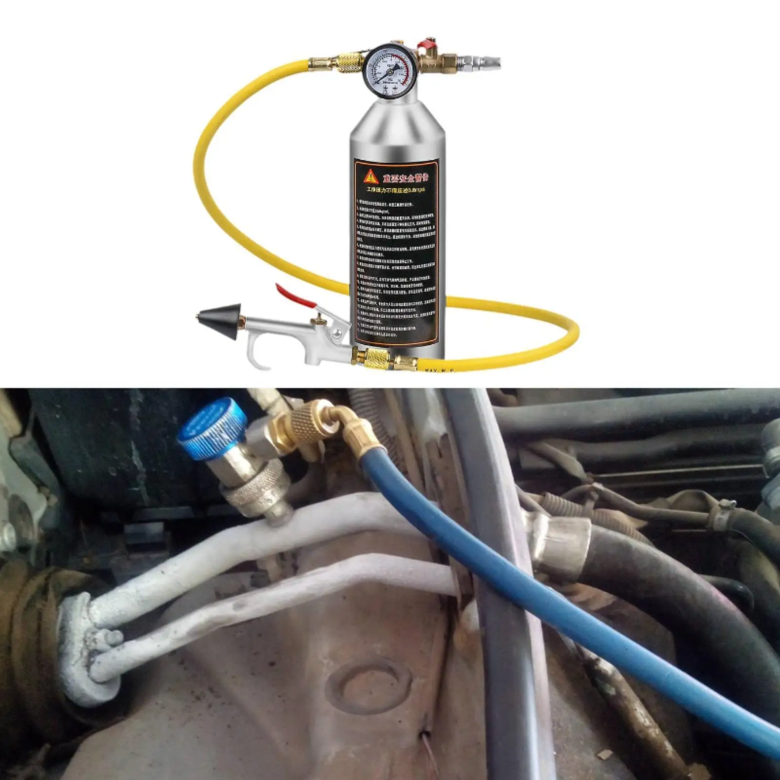 A-C-System-Cleaning-Canister-1000ml-Empty-Canister-AC-Drain-Line-Flush ...