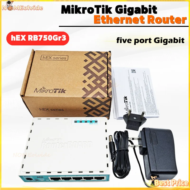 Original-MikroTik-Gigabit-Ethernet-Router-hEX-RB750Gr3-Suporta-5-10-100 ...