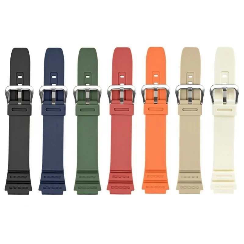 18mm Rubber Strap For CASIO G-SHOCK AQ-S810W AE-1200 W-216H W-735H SGW ...