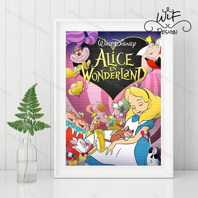 Alice In Wonderland Disney Movie Poster