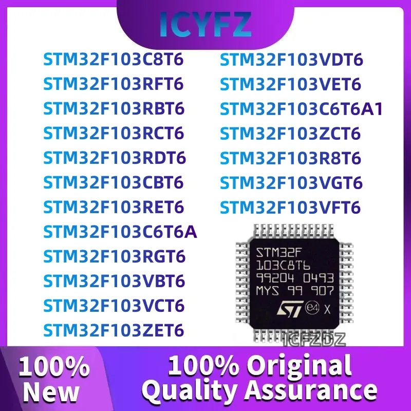 NEW-Original-STM32f103C8T6-STM32F103CBT6-STM32F103RCT6-STM32F103RET6 ...