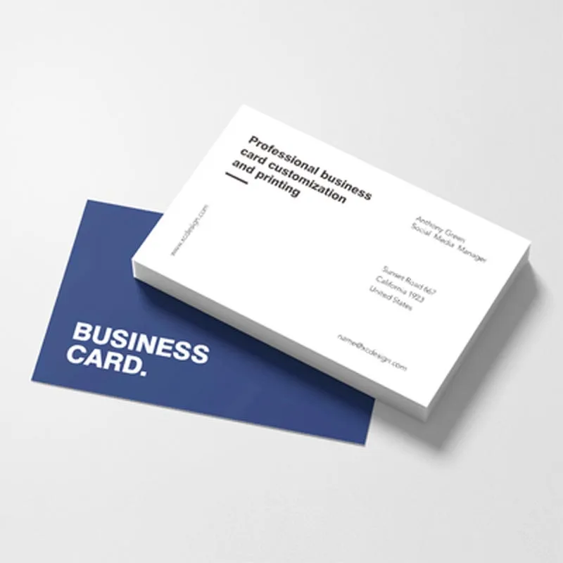 200PS business card production printing high end business card ...