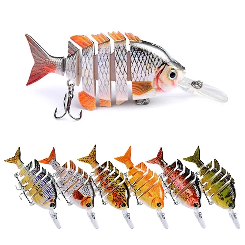 Multi-Jointed-Wobbler-Fishing-Lure-10cm-14g-Artificial-Hard-Fishing ...