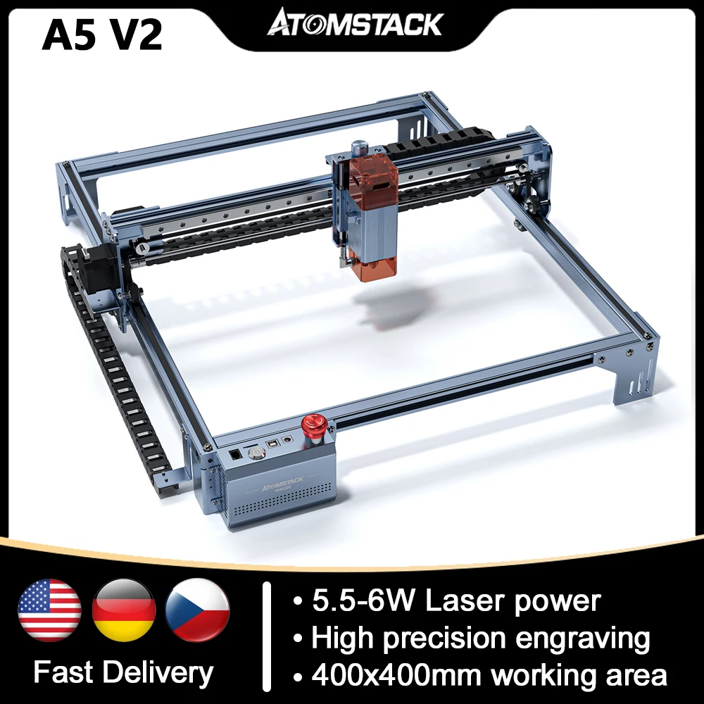 Atomstack-Maker-A5-V2-Laser-Engraver-High-Speed-Engraving-Cutting ...