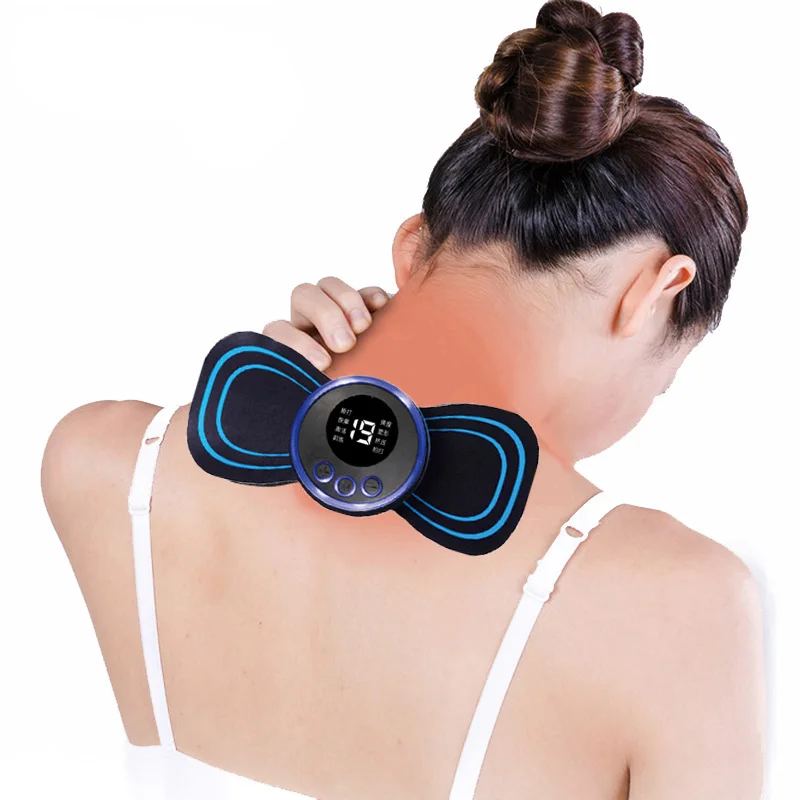 EMS-Smart-Mini-Massage-Sticker-Portable-Electric-Neck-Massager-Cervical ...