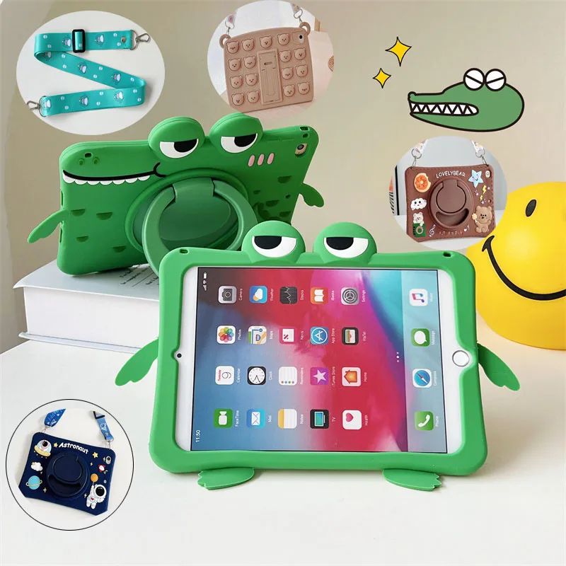 360 Degree Rotating Stand Kids Cartoon Tablet Case For Samsung Galaxy ...