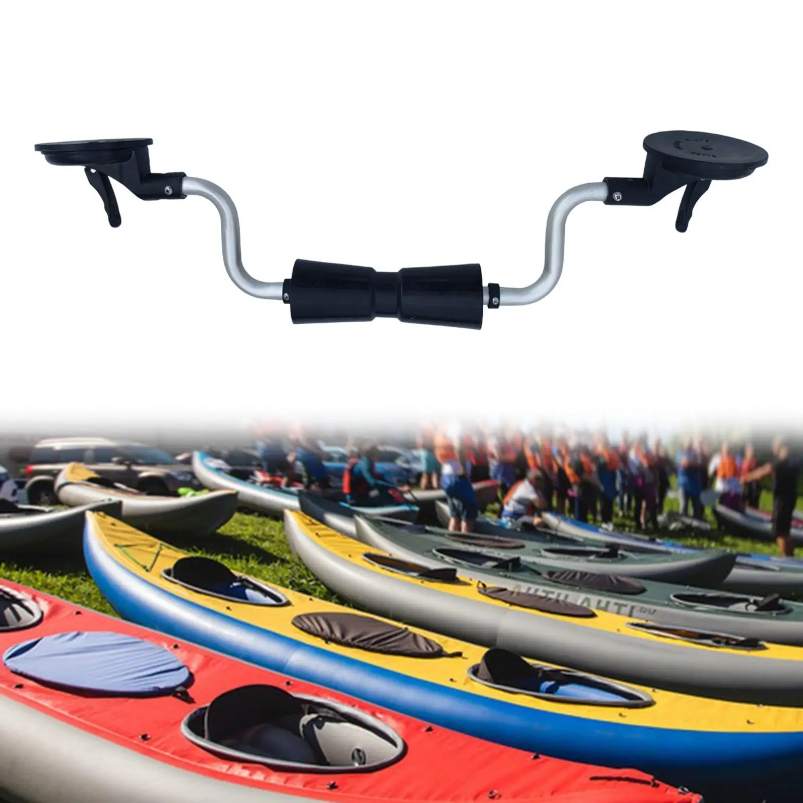 Kayak Roller Accessory Easy to Install 70kg Load Capacuty Boat Roller ...