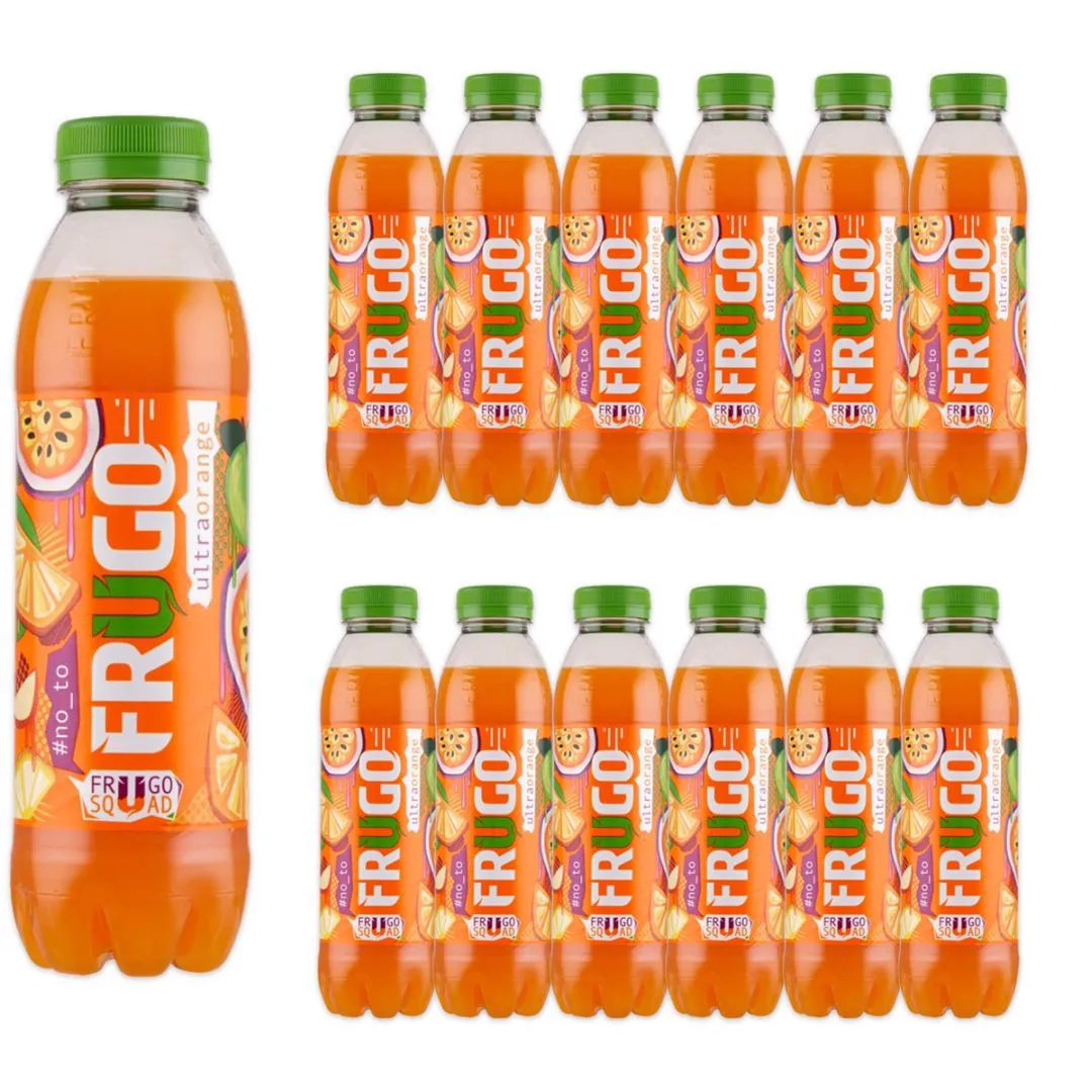 Frugo Ultraorange Non-carbonated multi-fruit drink 500 ml x 12 pieces ...