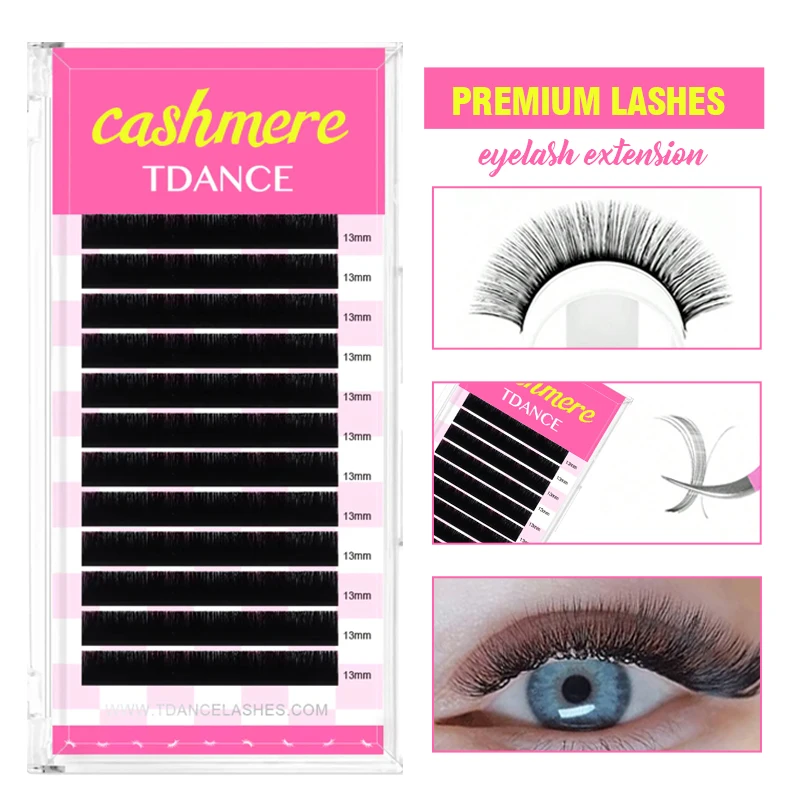 TDANCE-Cashmere-Lash-Extensions-Super-Matte-Black-Classic-Lash ...