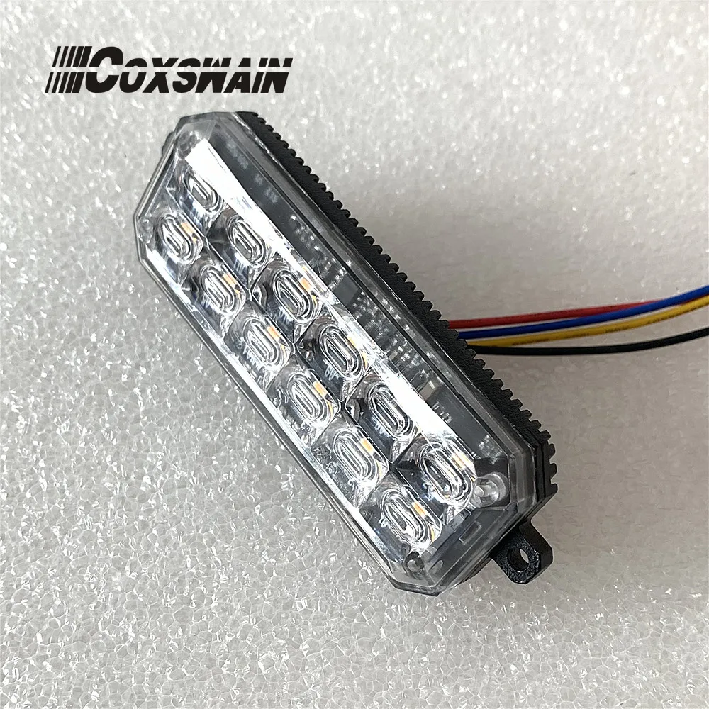 Grill Mount Emergency Lights 1pc 3W LED Car Strobe Grill Light LED